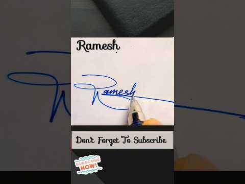 ๐Ramesh Name Signature ๐ฑ @B-roll-01 โ