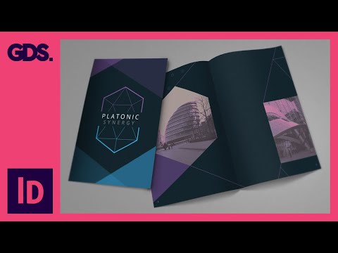 Add Images & texture to brochure design in InDesign Ep10/15 [Multimedia design course - Print]