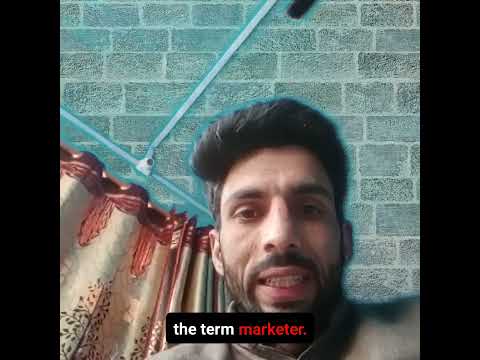 Who is a Marketer? Learn with Rais // One Minute class
