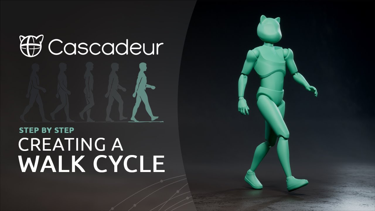 Creating a Walk Cycle in Cascadeur [UPDATED]