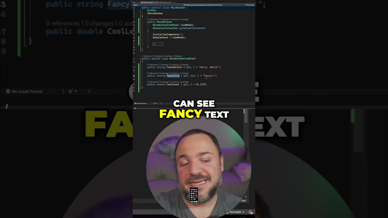 Databinding in WPF is super easy -- let's see it in action!