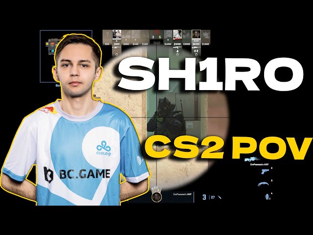 sh1ro CS2 settings (2024): Crosshair, configuration, sensitivity, and more