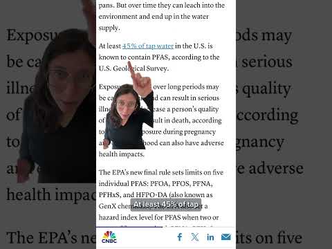 The EPA released new limits on ‘forever chemicals’ in drinking water