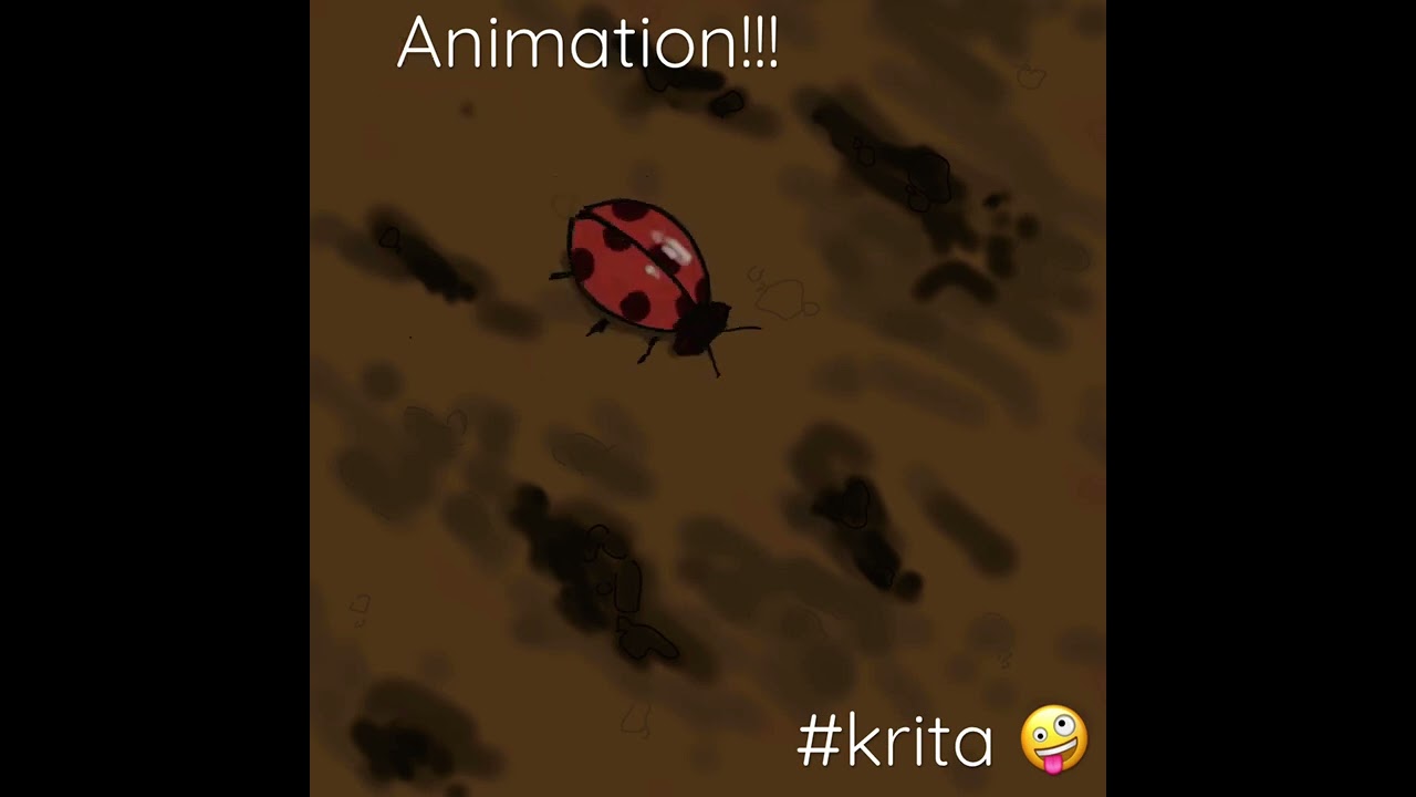 ladybug #illustration #digitalart #animation #krita #insects #bug #cartoon