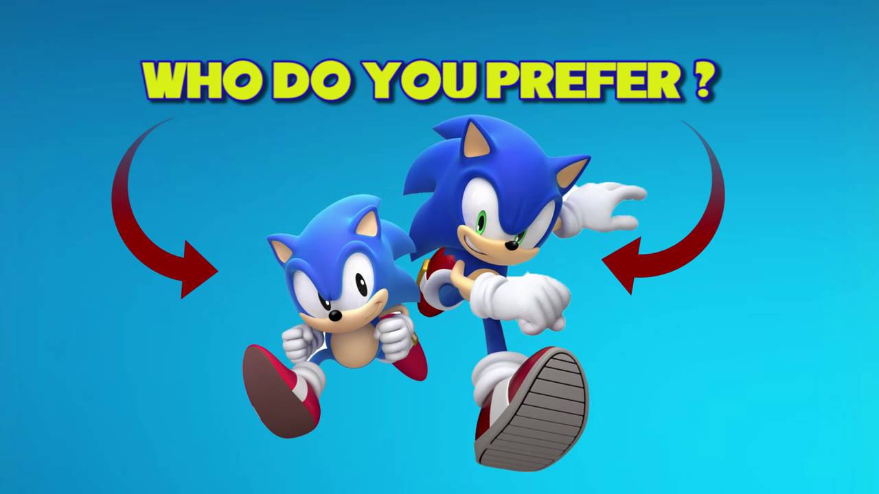 Sonic Dash: Classic Sonic vs Modern Sonic