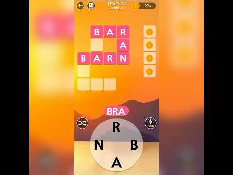 Wordscapes Level 12 | Shine 4 | Answers