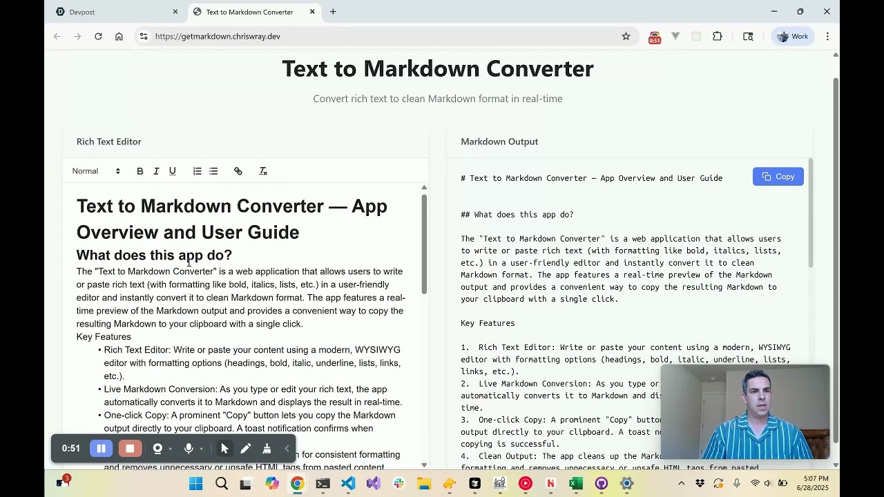 Text to Markdown Converter