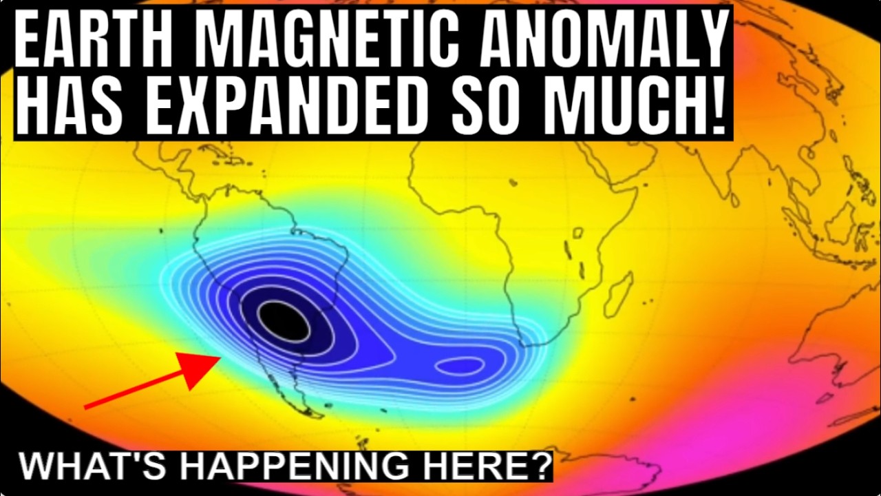 South Atlantic Magnetic Anomaly Is Growing in a Bizarre Way
