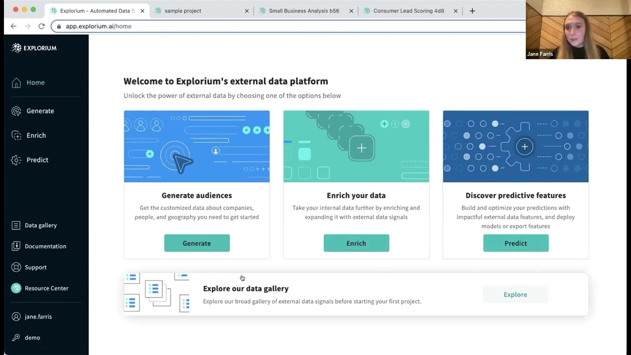 Explorium Generate Audiences Demo