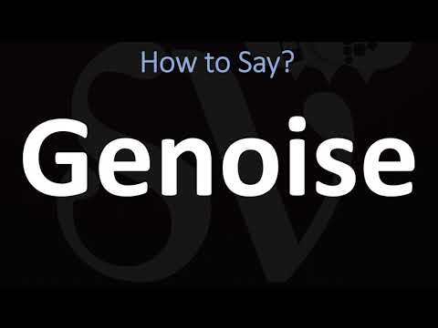 How to Pronounce Genoise? (CORRECTLY)