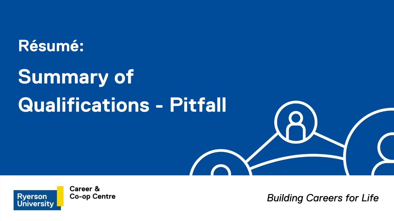 Résumé: Summary of Qualifications - Pitfall