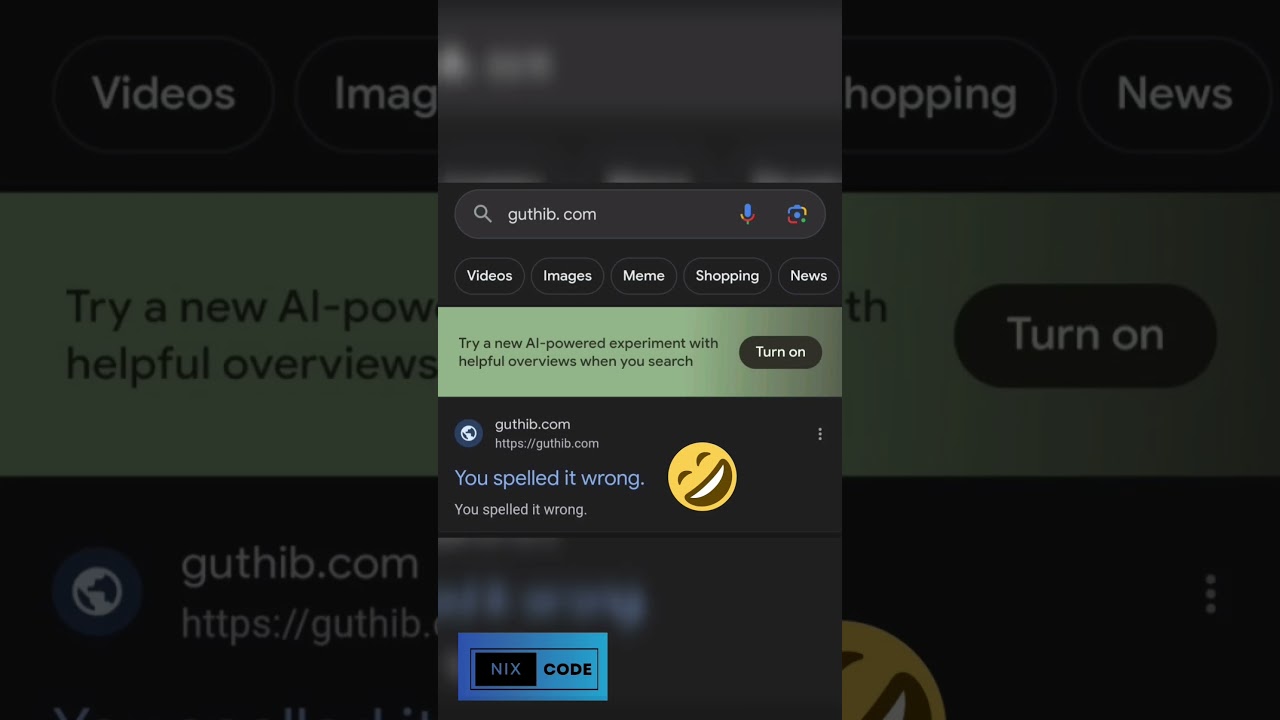 😅what happens if you spell wrong of GitHub #2023shorts