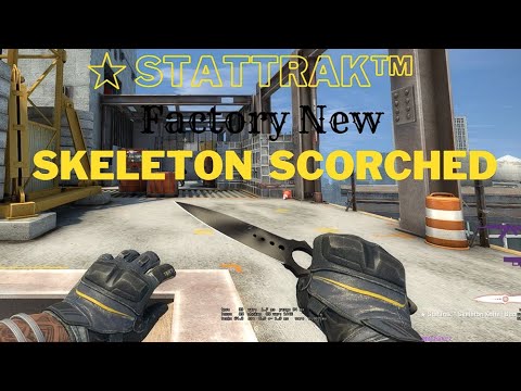 Steam Community :: Video :: StatTrak Skeleton Knife Scorched (Factory New)