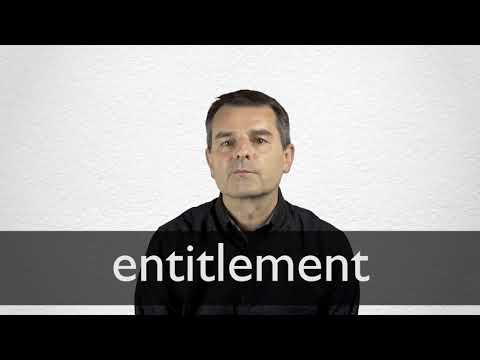 How to pronounce ENTITLEMENT in British English