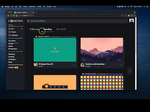 HTML basics in codepen.io