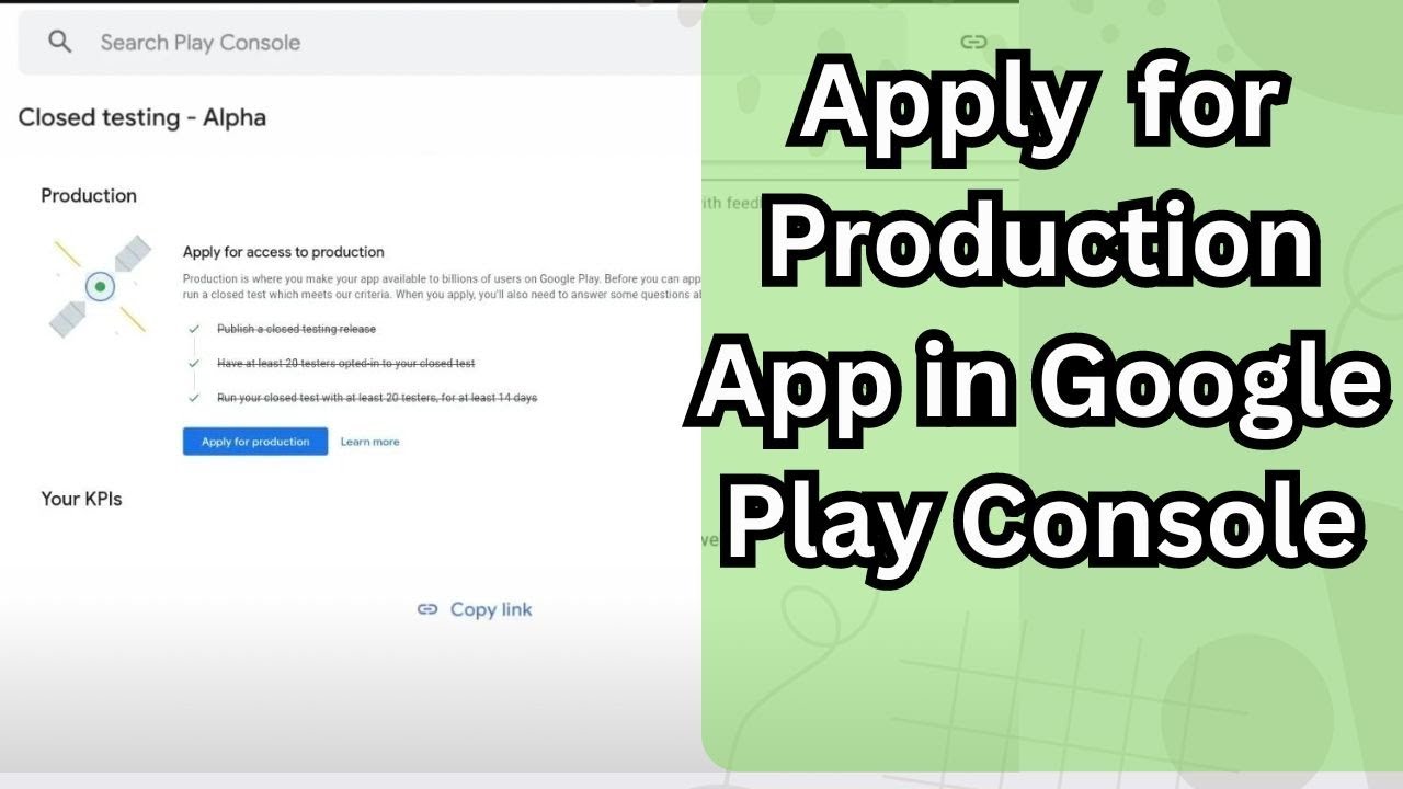 How to Apply for Production App IN Google Play Console - Play Console 20 Testers