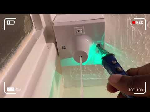 How to fix a pull cord ceiling switch [setup, self & voltage test, strip/tear down]