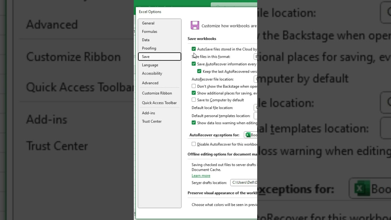 How to Turn On AutoSave in Excel by Default | Never Lose Your Work Again!