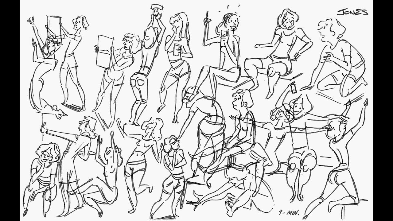 GESTURE DRAWING: Real time sketching!