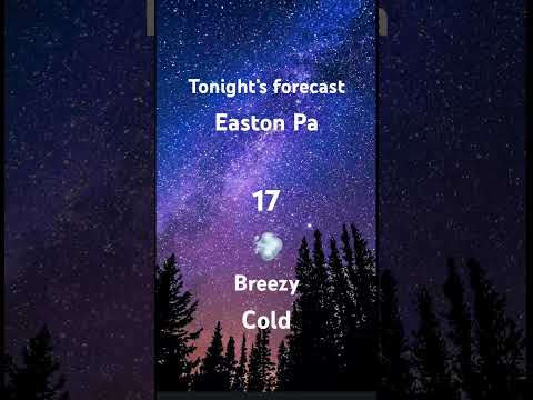 Easton PA daily forecast #FYP #Shorts #Weather #Forecast #Sunny #snow