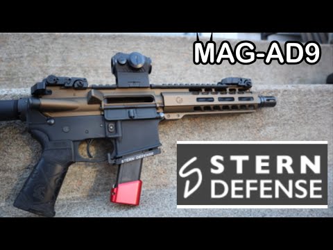 Stern Defense MAG-AD9 AR-15 Glock 9MM Conversion Adapter Test and Review