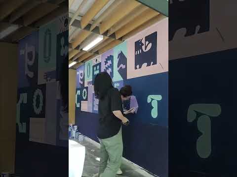 Tamar Benjoya (MA Visual Communication) | Royal College of Art White City Mural