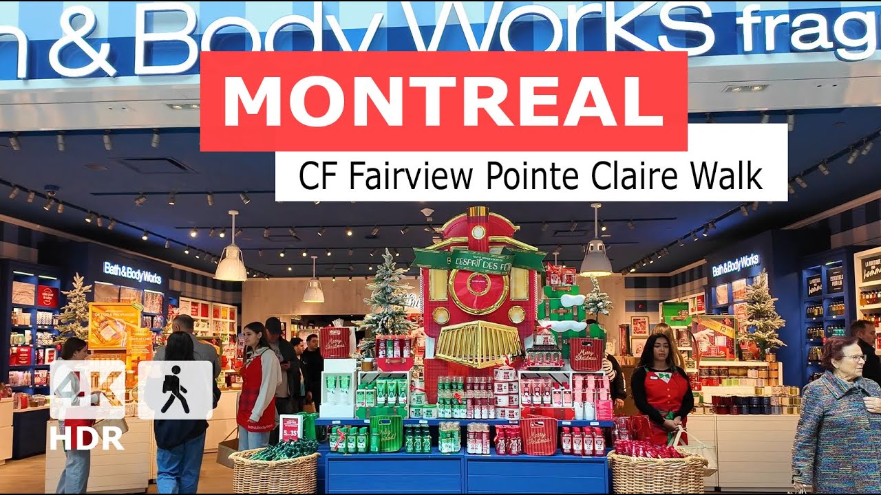 [ 4K ] CF Fairview Pointe Claire Mall Walking Tour | Montreal, Quebec, Canada 🇨🇦 2025
