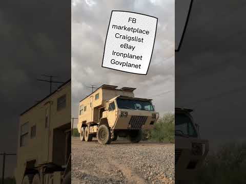 Where to buy a military truck. #surplus #army #expeditionvehicle #military