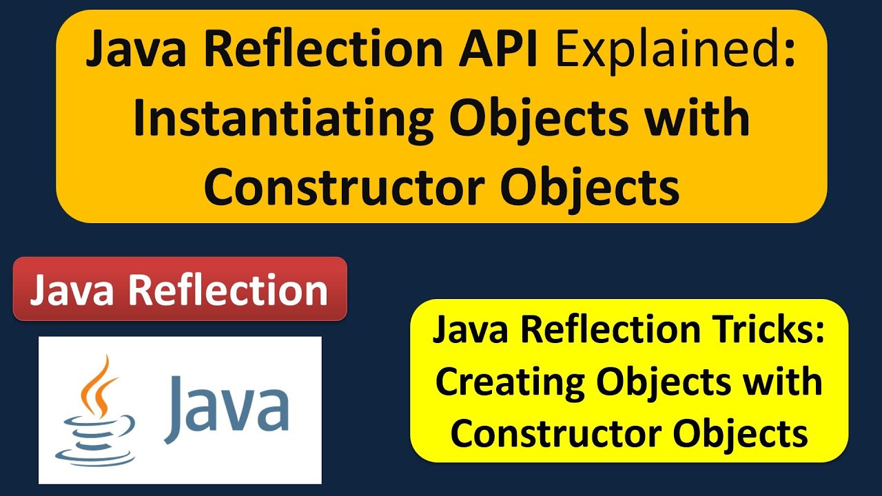 Java Reflection API Explained: Instantiating Objects with Constructor Objects | Reflection in Java