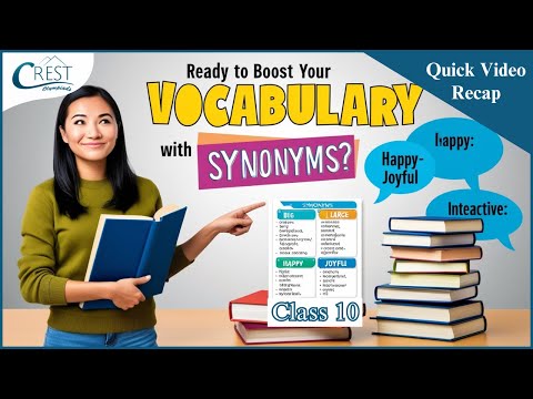 Class 10 Synonyms | English Olympiad | CREST Olympiads