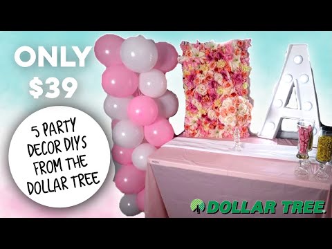 DIY DOLLAR TREE PARTY DECOR
