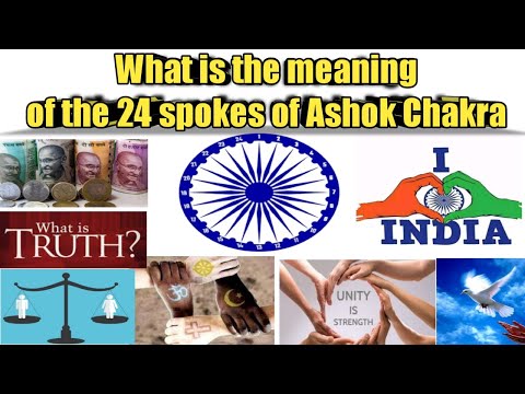 What is the meaning of the 24 spokes of Ashok Chakra