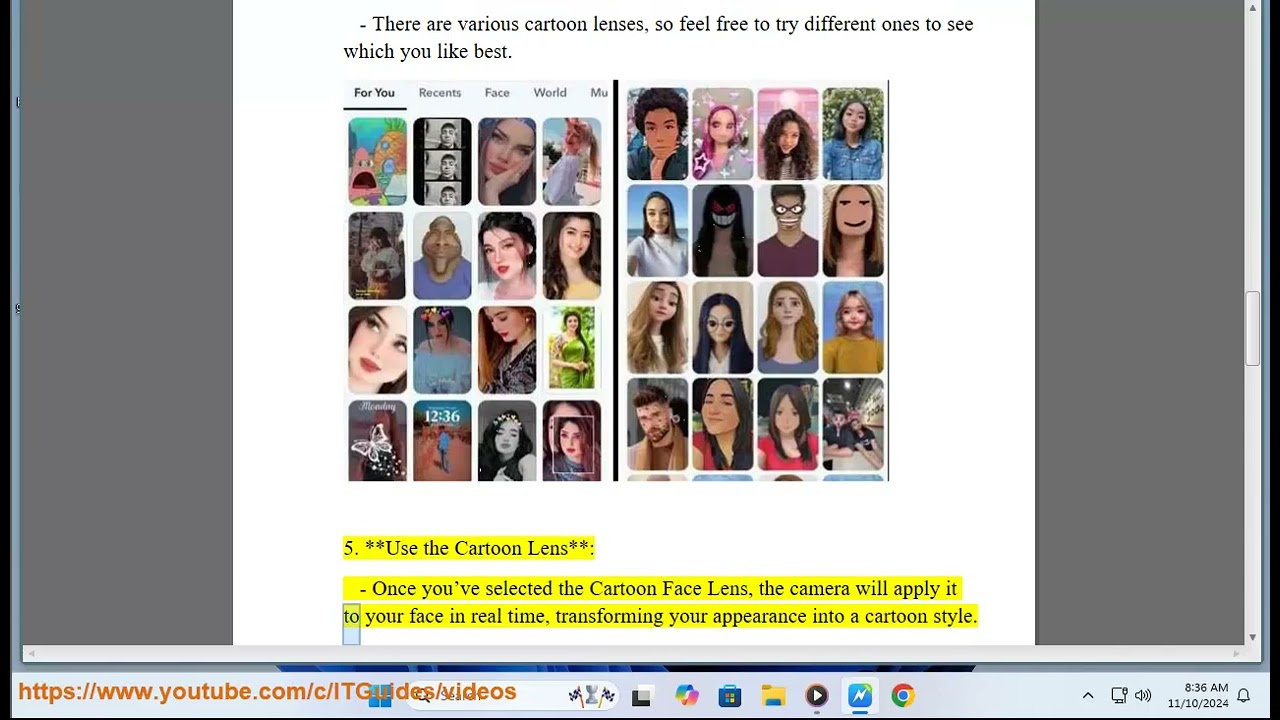Send a snap with the cartoon face lens? Here's a how-to.
