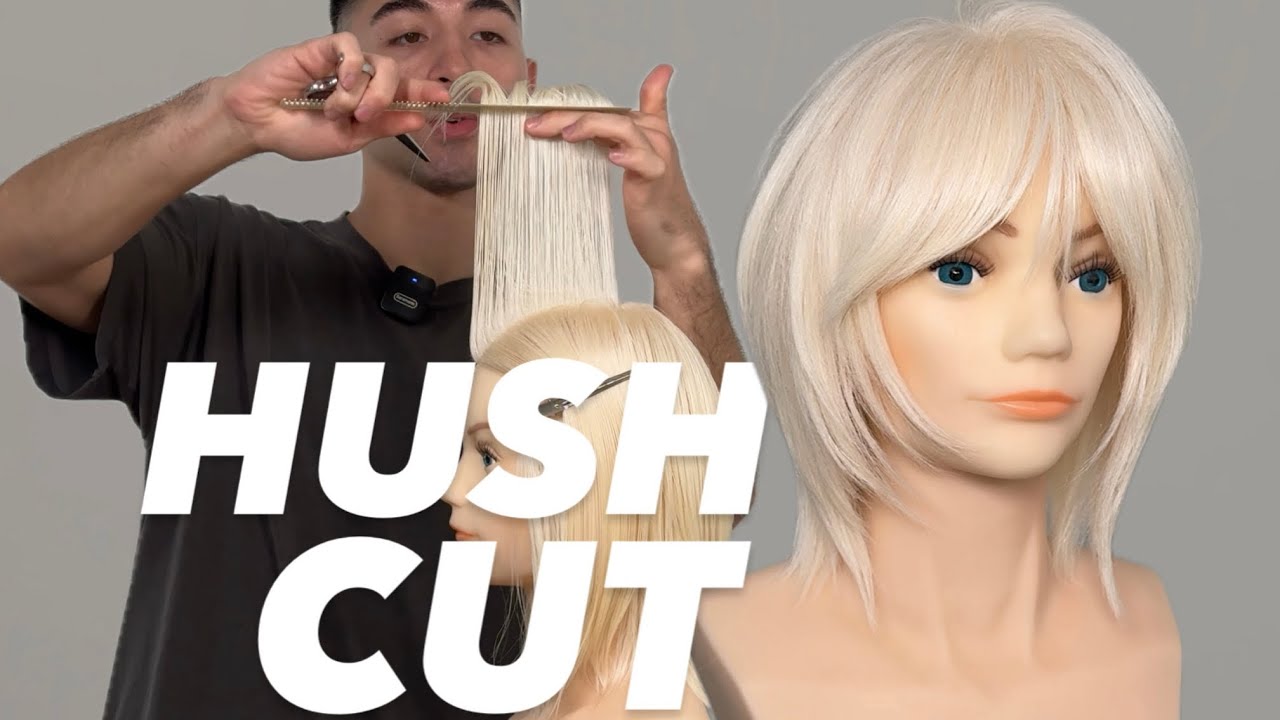 How to Cut a Perfect Medium Haircut | 2025 Hush Cut Hair Tutorial | Easy DIY Trend (Step-by-Step)