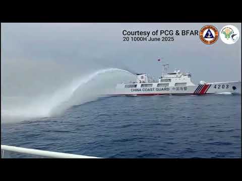 China Coast Guard ship harasses BFAR vessels in Panatag Shoal