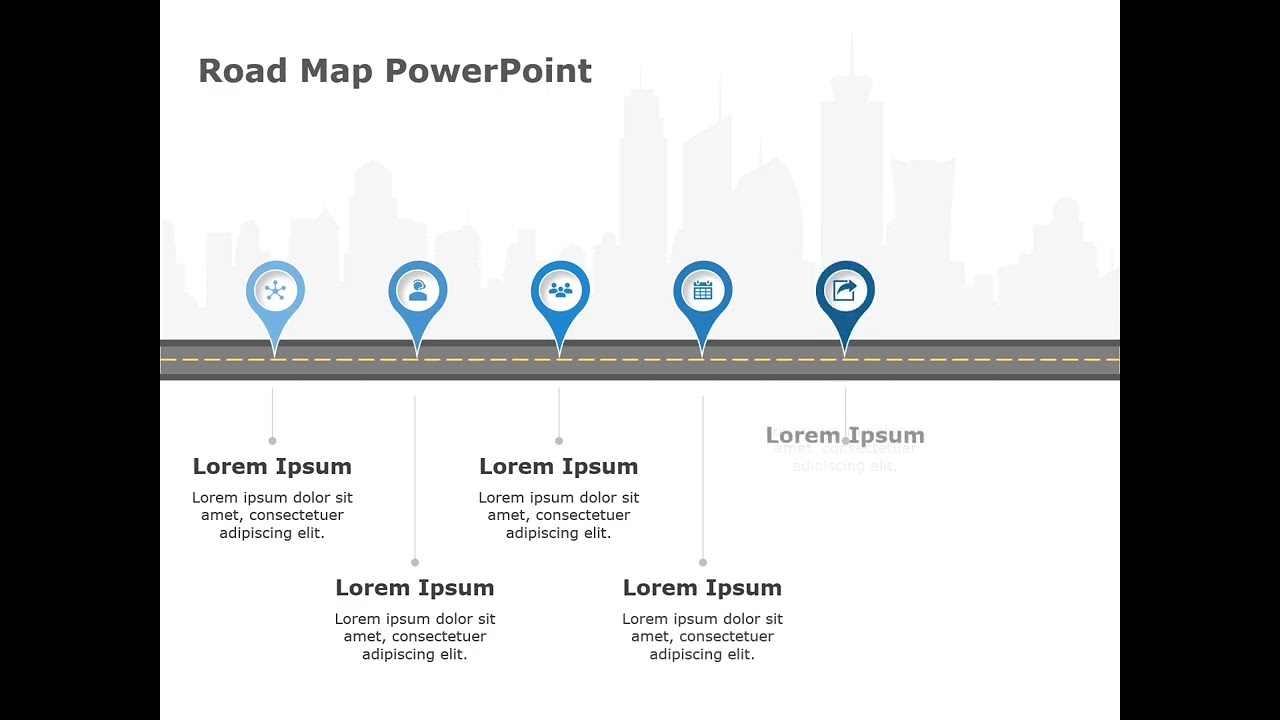 Animated Business Roadmap Template 4