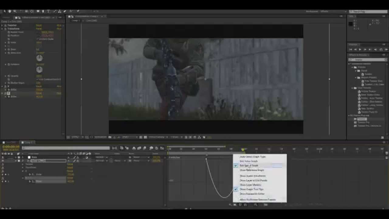 After Effects Tutorial: Graph Editing Position Keyframes!