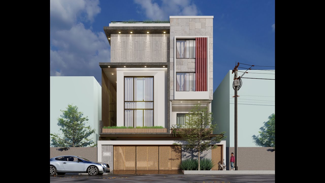 3D of  Residence in Bengaluru, Built up of 7500 Sq.ft