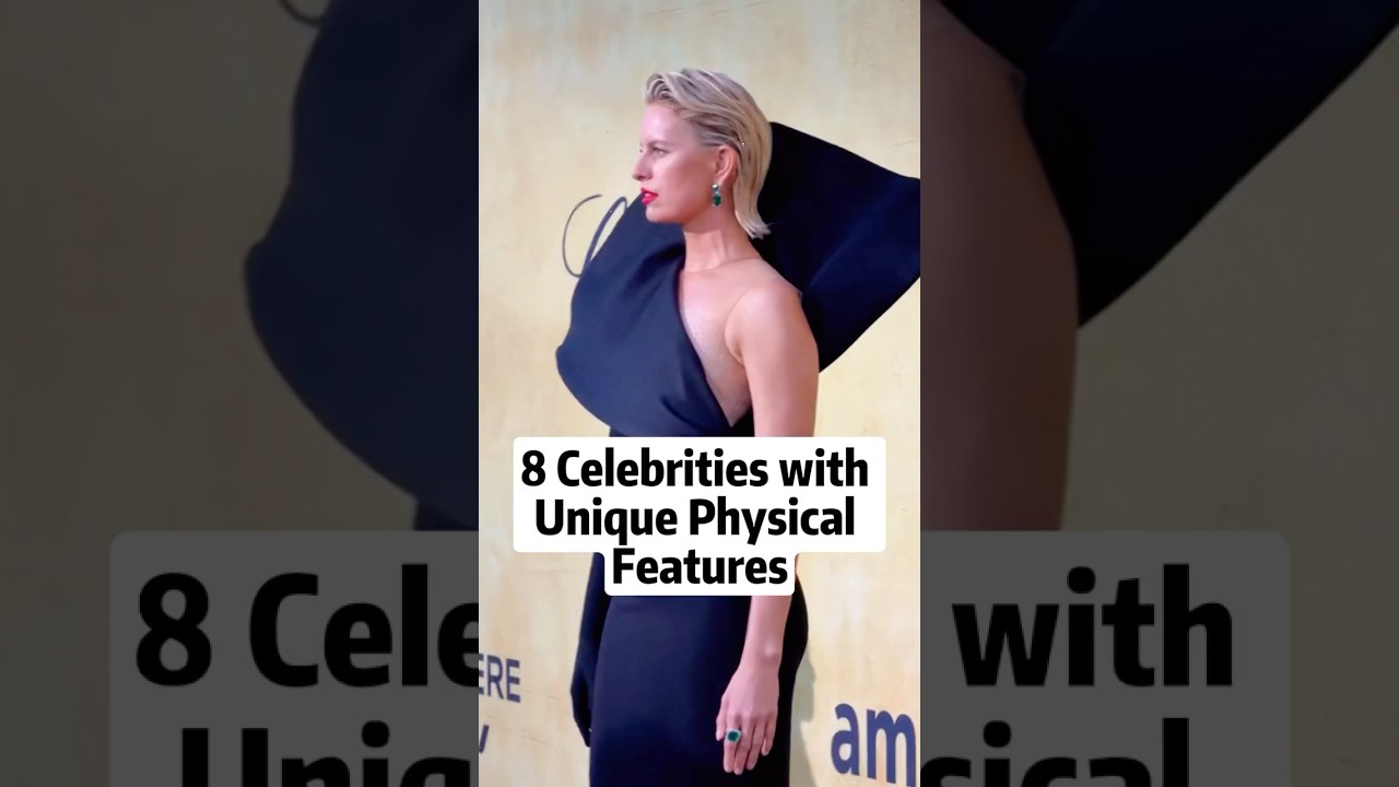 8 Celebrities with Unique Physical Features #celebrity #foryoupage #fyp