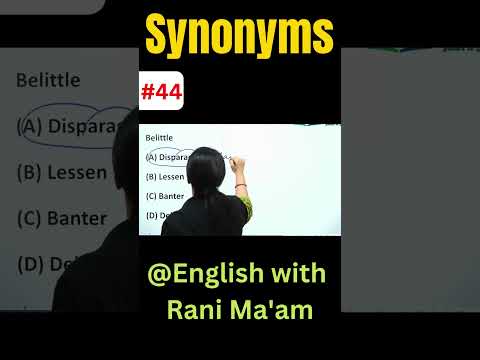 Belittle | Synonyms | Vocab | UC LIVE