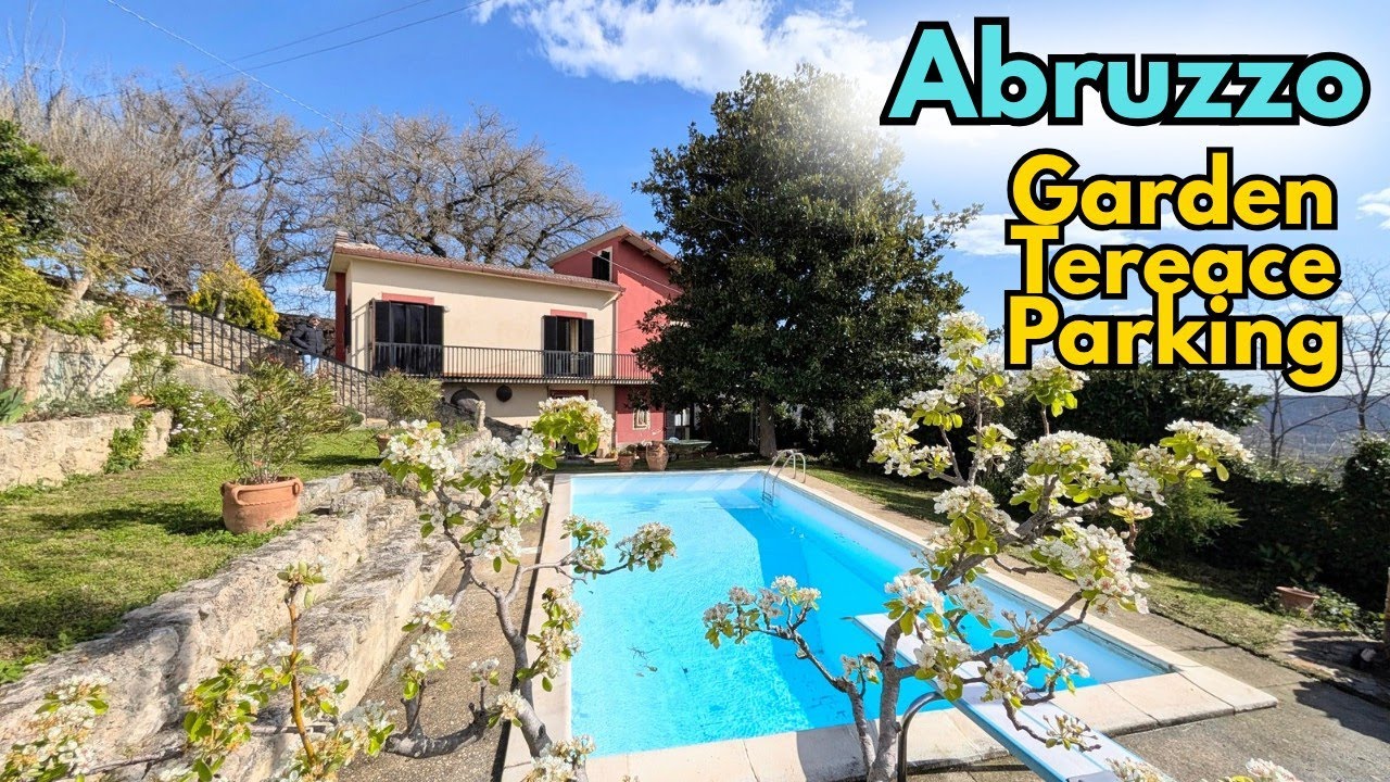 This Italian Home with Pool, Garden and Terrace is a STEAL!