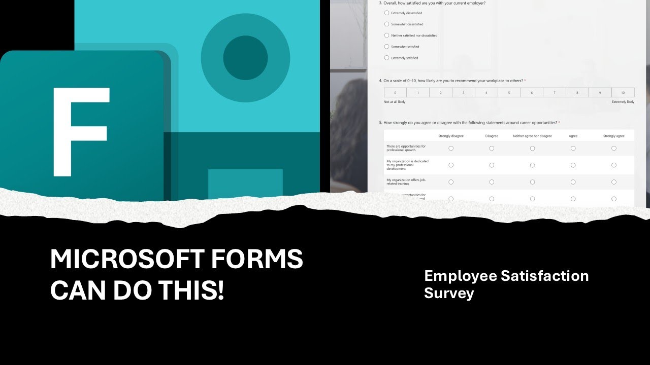 Microsoft Forms Masterclass: Build a Complete Employee Survey (Branching, Likert, NPS)