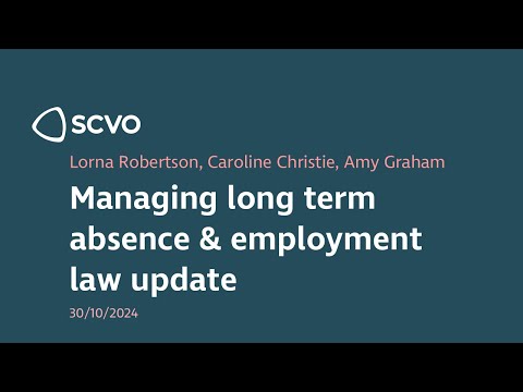 Managing long-term absence & employment law update