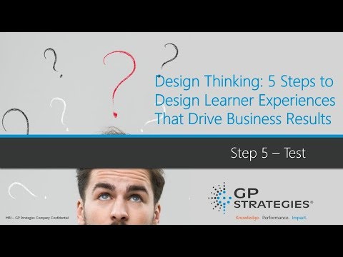 Design Thinking: Step 5 – Test