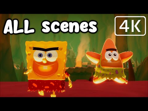 SpongeBob SquarePants The Cosmic Shake - All Story Cutscenes Full Movie 4K 60FPS