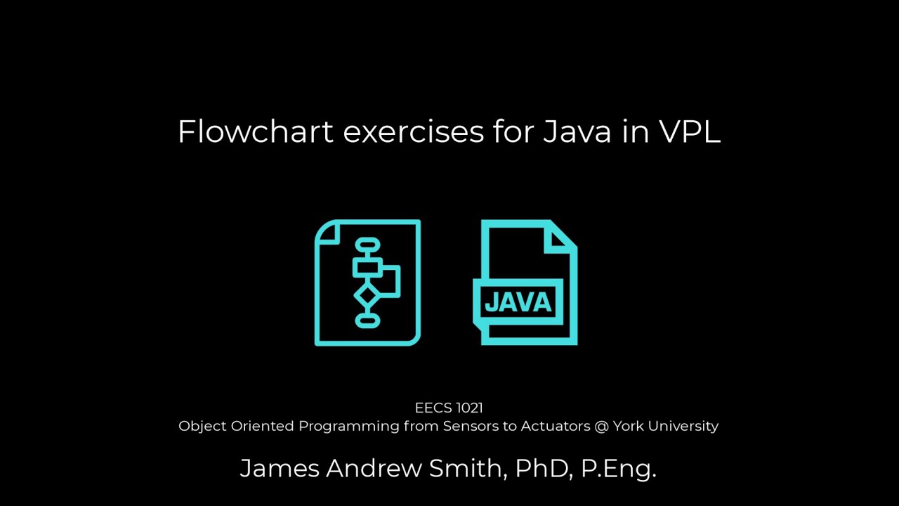 Flowchart exercises for Java in VPL