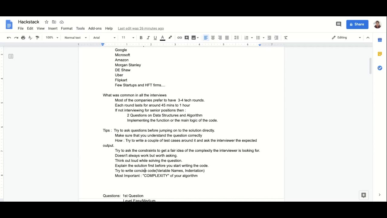 Cracking coding Interview | data structure and algorithms | hackstack.io