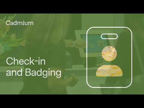 Eventscribe Check-in and Badging by Cadmium