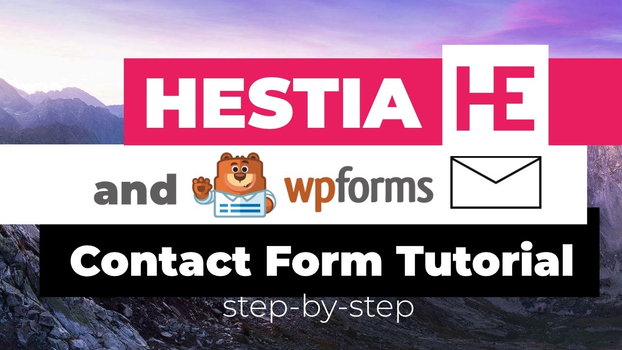 How to Create a Contact Form With WP Forms for Hestia [WordPress] 🎬