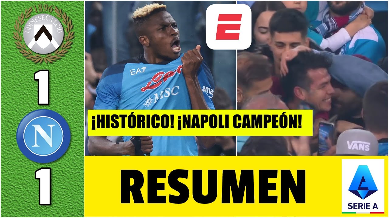 Napoli se consagró campeón de Italia, luego de 33 años